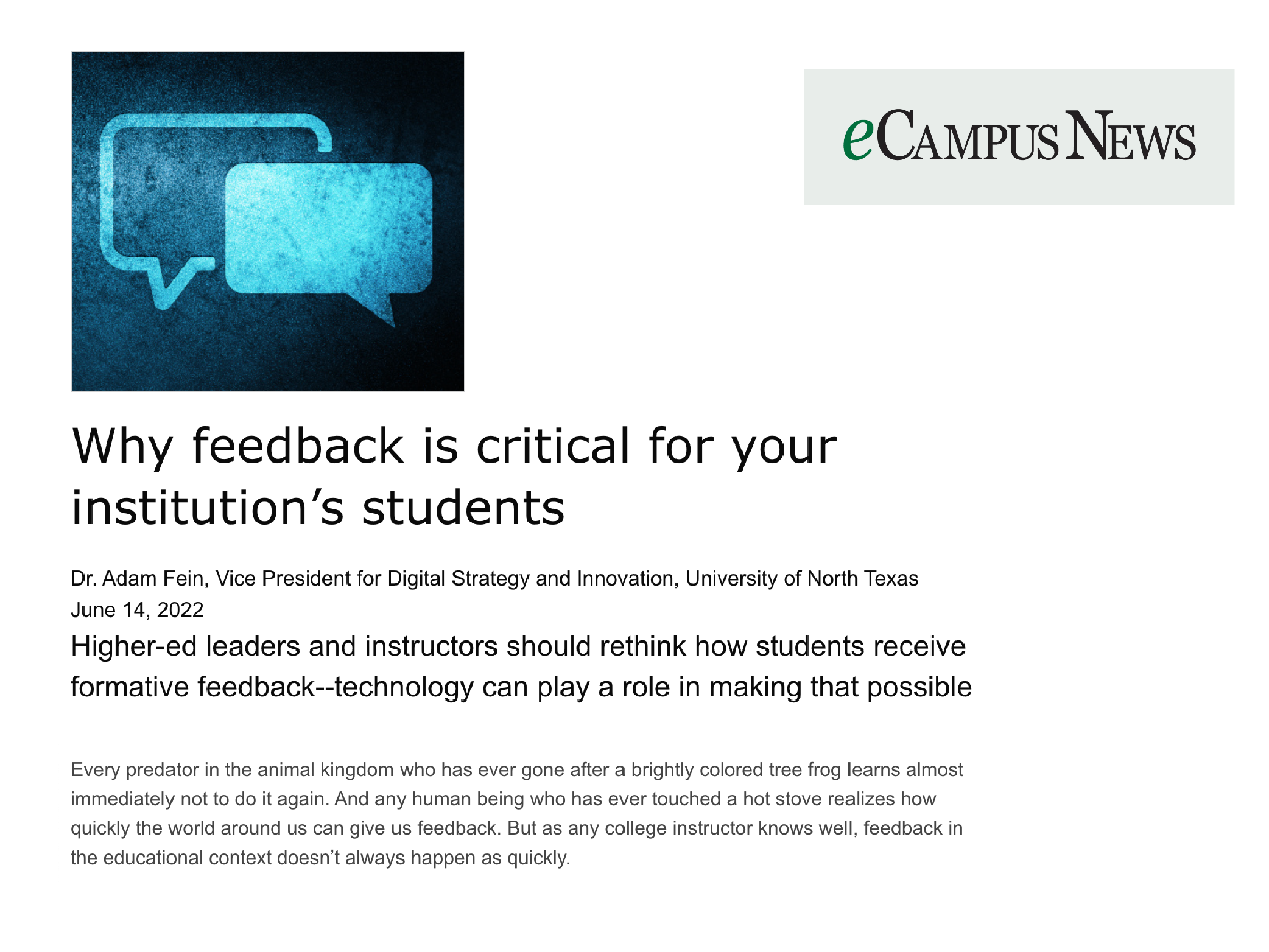 Dr. Adam Fein Explains How Packback Provides Essential Feedback to Students | Packback