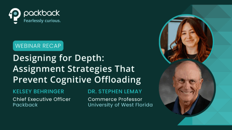 Webinar Recap - Assignment Strategies That Prevent Cognitive Offloading ...